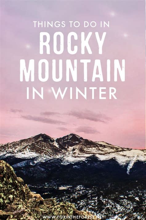 The Locals List Of Things To Do In Rocky Mountain National Park In