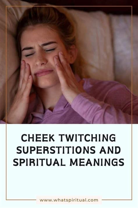 Cheek Twitching Superstitions And Meanings Females Males What Spiritual
