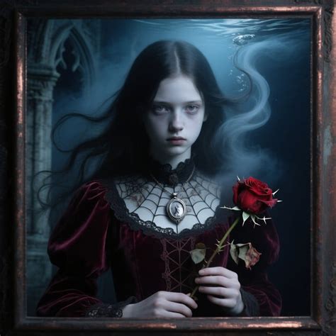 Free Gothic Rose Portrait Image Download At Stockcake