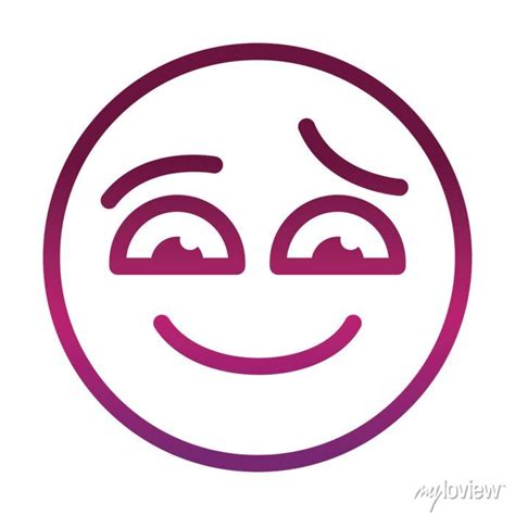 Sorry Funny Smiley Emoticon Face Expression Gradient Style Icon Posters