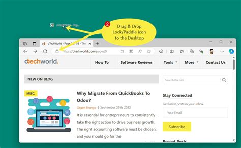 How To Create A Desktop Shortcut To A Website In Microsoft Edge Otechworld
