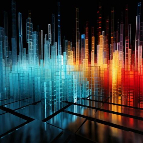 Premium Photo The Shining Elegance Of Glass Spreadsheets Modernizing