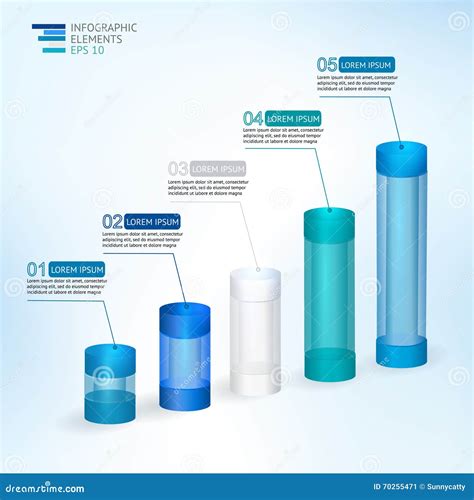 Statistics And Analytics Poster Vector Diagrams