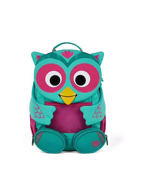 Affenzahn Kinder Rucksack Großer Freund Eule Türkis