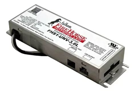 Fulham Fhs1 Unv 36l Emergency Led Driver 11 36vdc 10w Ma Aam Meses Sin Interés