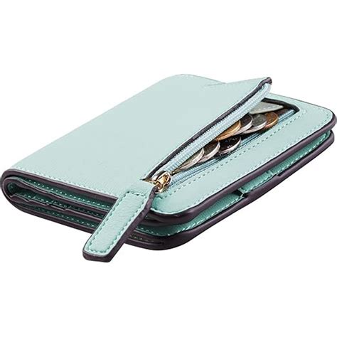 Cartera Mujer Pequeño Con Rfid Bloquea Mini Monedero Bifold Para