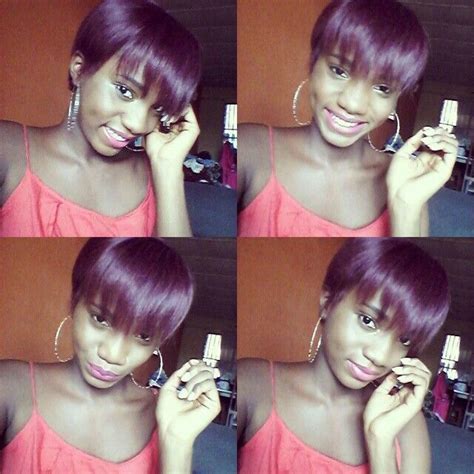 Pretty Purple Pixie Cut