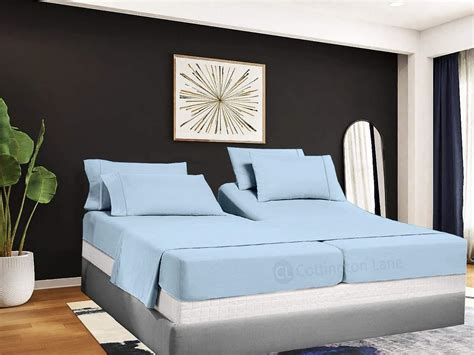 Split California King Sheets 5 Pieces Split California King Sheets Sets For