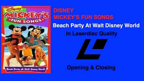 Mickeys Fun Songs Beach Party At Walt Disney World Cast