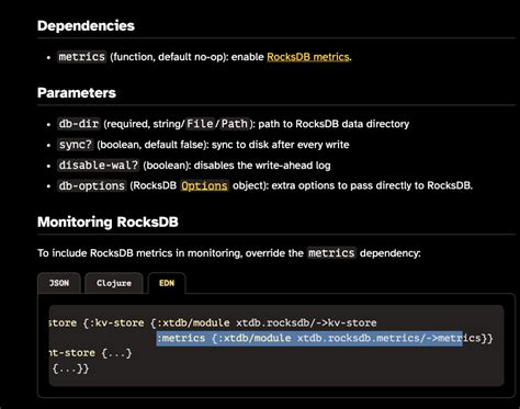 how to configure rocksdb users discuss xtdb