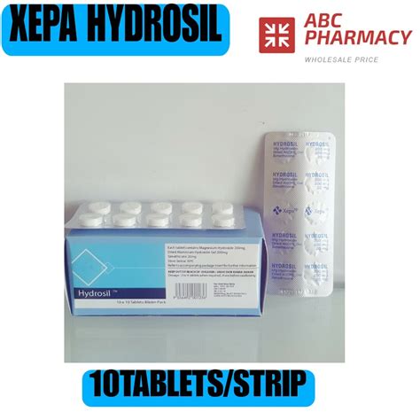 Xepa Hydrosil 10 Tabletsstrip Exp1027 Lazada