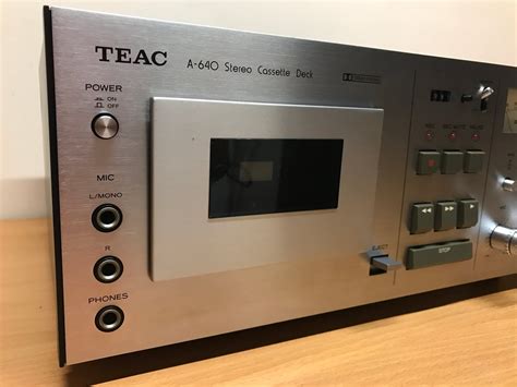Teac A 640 Stereo Cassette Deck Audiobaza