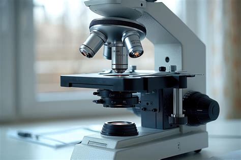Premium Photo Experiments And Practical Work With A Microscope In The