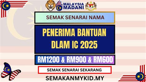 Bantuan Ic 2025 Semak Senarai Nama Penerima Rm1200 And Rm900 And Rm600