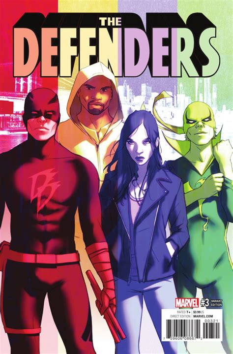 Comic Book Fan And Lover The Defenders 3 Marvel Comics