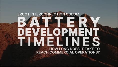 Ercots Interconnection Queue How Quickly Do Batteries Progress Research Modo Energy