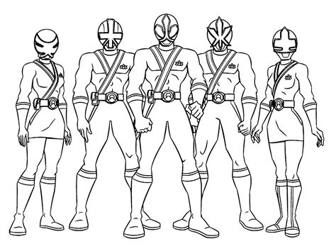 Power Rangers Coloring Pages Printable Coloriage Power Rangers