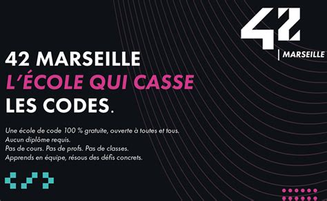 Ecole 42 Marseille France Travail