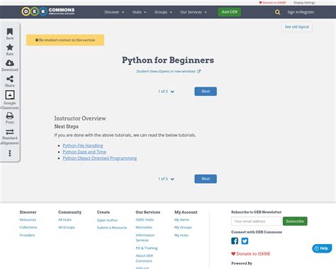 Python For Beginners OER Commons