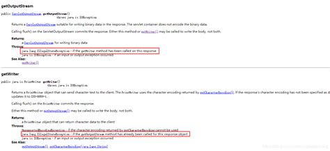 Ervletresponse之getwriter和getoutputstream不能同时调用servletoutputstreamgetoutputstream复用 Csdn博客