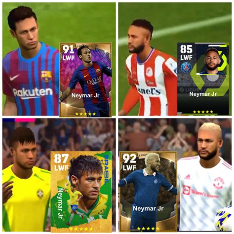 Players With Different Looks In Game Part 6 Neymar Rpesmobile