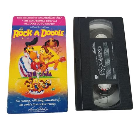 Rock A Doodle Vhs 1999 Cartoon Film Animation Vhs Videoband Eur 933