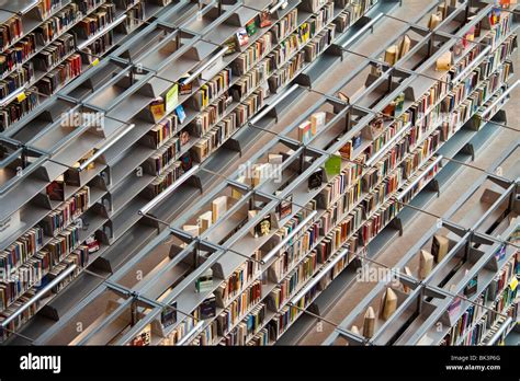 Shelves Of Books Main Branch Seattle Public Library Seattle