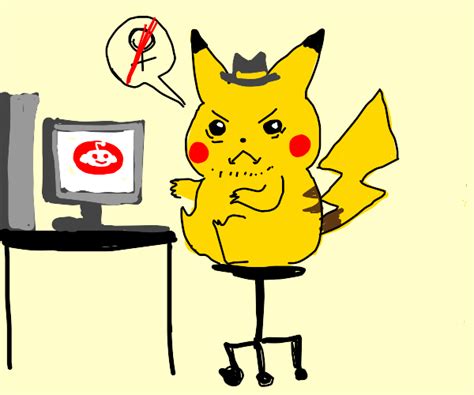 Buff Babe Pikachu Drawception