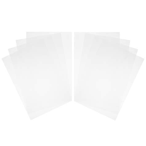 Masteelf 10pcs Clear Stencil Sheets For 3d Printing Pen Drawing Translucent Plastic Stencil