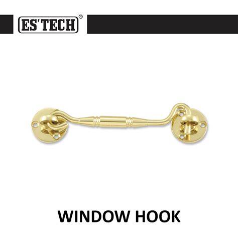 Window Hook Estech Solid Brass Window Hook
