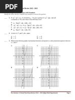 Precalculus Final Exam Review Answers Pdf Trigonometric Functions