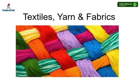 Ppt Find Quality Textiles Yarn And Fabrics In Uae At Tradersfind