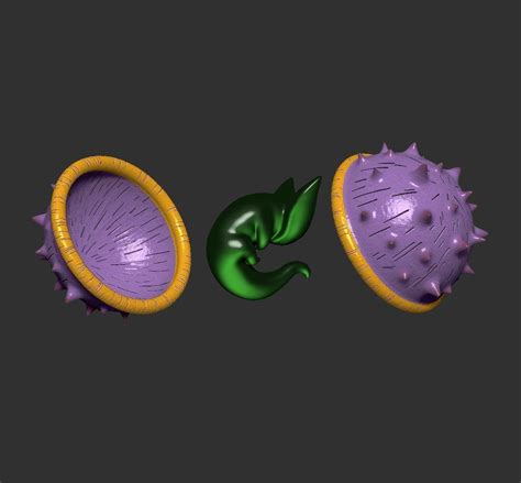 Dragonball Z Larva Cell 3d Model 3d Printable Cgtrader