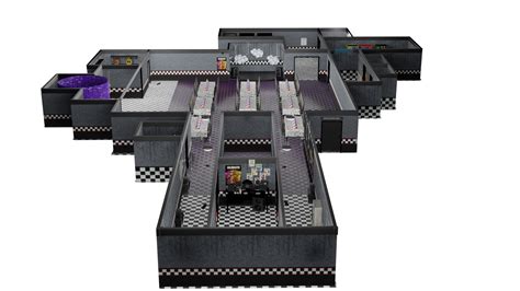 Five Nights Freddy Maps The Layout Of My Own Fnaf Map By Cgraves09