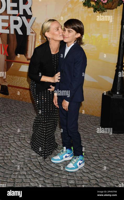 Los Angeles California March 28 L R Molly Sims And Brooks Stuber