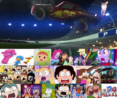 Everyone Is Shocked At Lightning Mcqueens Crash By Carsracer95 On