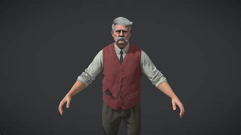 ⭐ Rip Blazkowicz Wolf New Colossus Download Free 3d Model By Nazar Okruzhko Назар Окружко