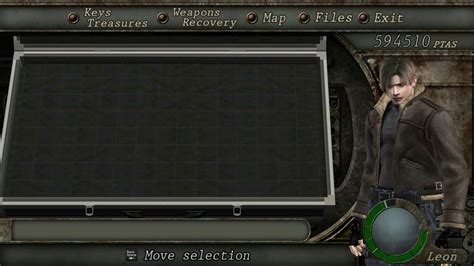Resident Evil Inventory Wallpaper