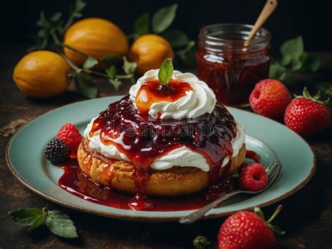 Traditional Romanian Desert Stock Image Image Of Table Appetizing