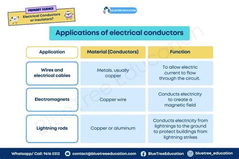 P5 And P6 Science Electricity Electrical Conductors Insulators
