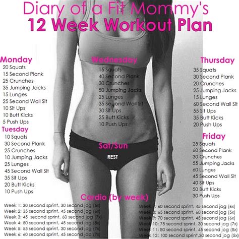 12 Week Exercise Program Atelier Yuwaciaojp