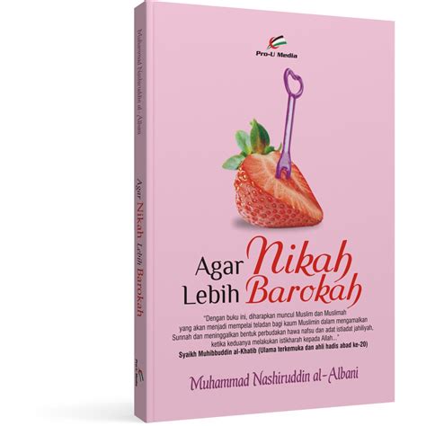 Jual Agar Nikah Lebih Barokah Muhammad Nashiruddin Al Abani Prou