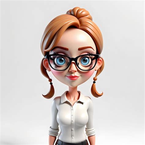 Premium Photo 3d Cartoon Woman