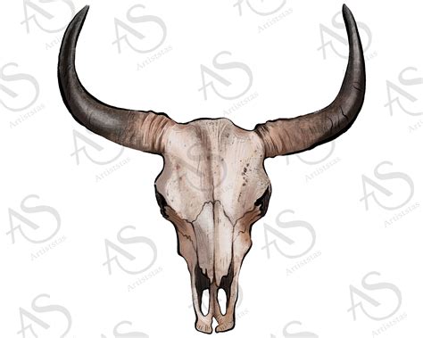 How To Draw Bull Skull