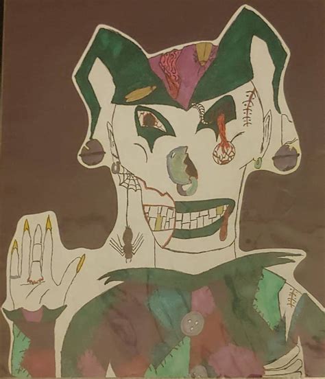 Inktober 24 Friendly Undead Jester By Maryjane66613 On Deviantart