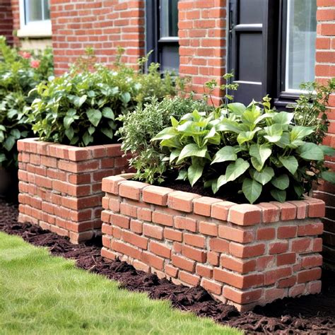 15 Front Yard Brick Planter Ideas To Boost Curb Appeal