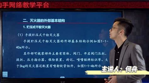 灭火器外观的基本结构科学科普好看视频