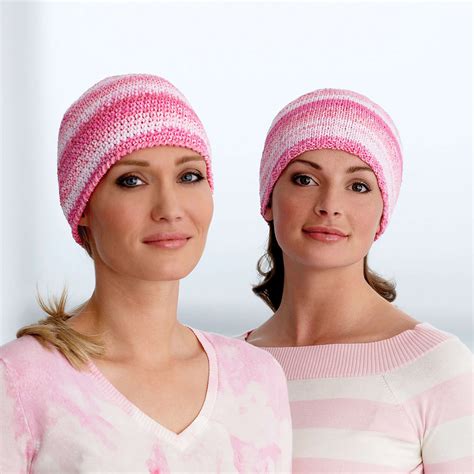 Free Easy Bernat Chemo Cap Knitting Pattern Yarnspirations