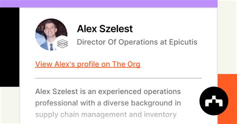 Alex Szelest Director Of Operations At Epicutis The Org