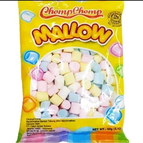 Jual Chomp Chomp Mini Marshmallow Pink And Putih 200gr Halal Marshmallow Mini Pink Shopee Indonesia